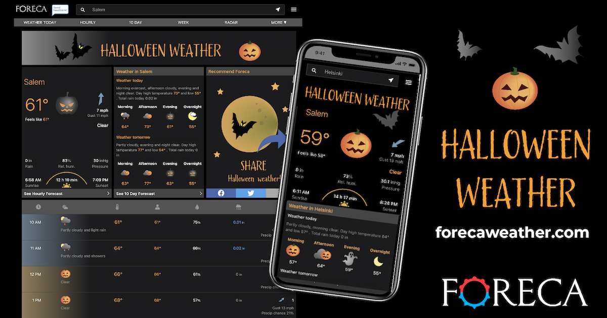 Halloween themed weather for Varna, BG - Forecaweather.com